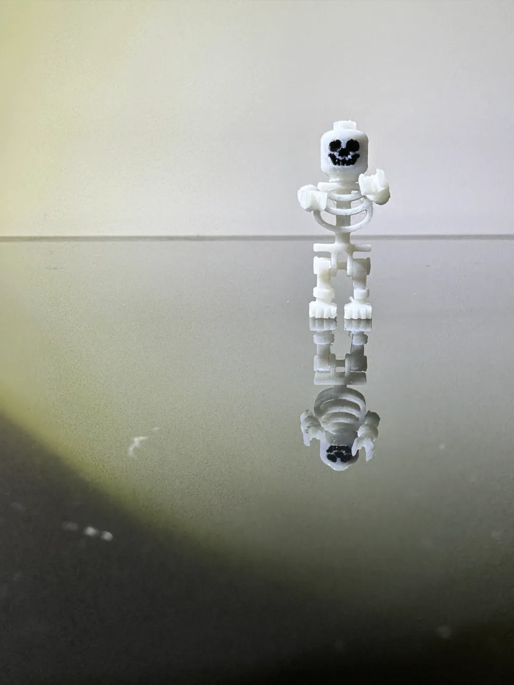 LEGO Halloween Skeleton Minifigure with Skull Face Remixed by Boss Tech ...