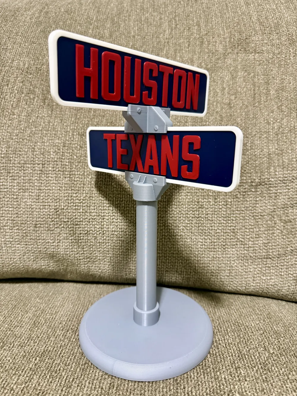 Houston Texans street sign - Free 3D Print Model - MakerWorld