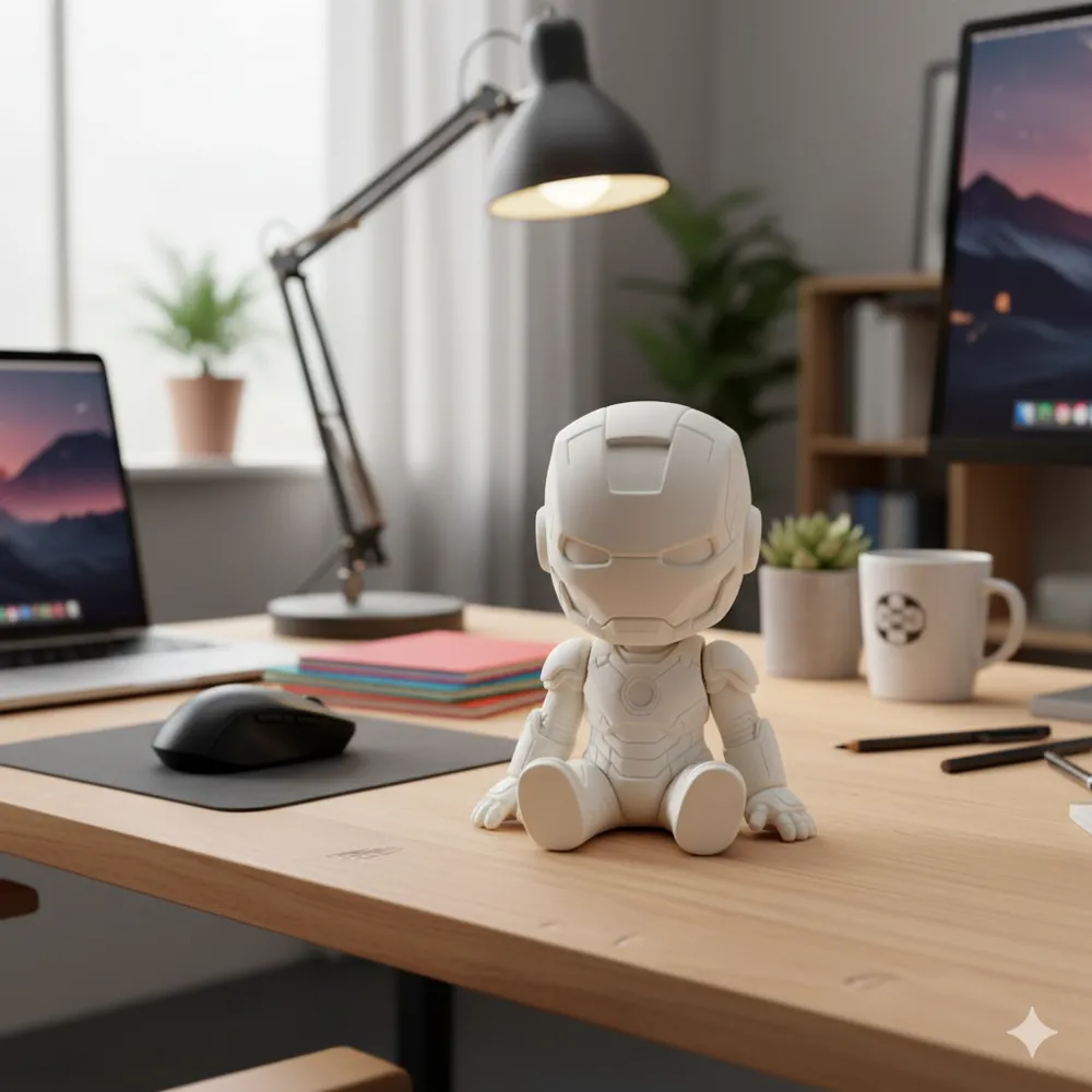Mini Iron Man Chibi 3D - Free 3D Print Model - MakerWorld