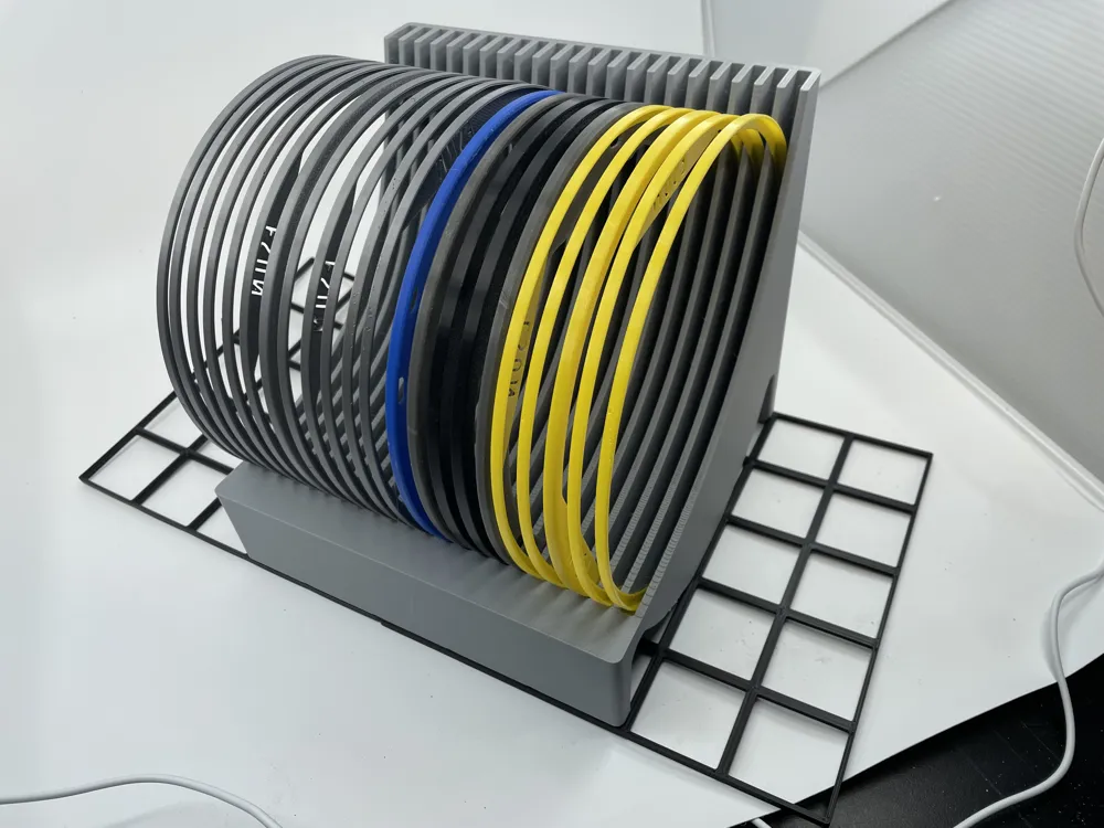 Spool adapter holder- gridfinity - filament rack - Free 3D Print Model ...