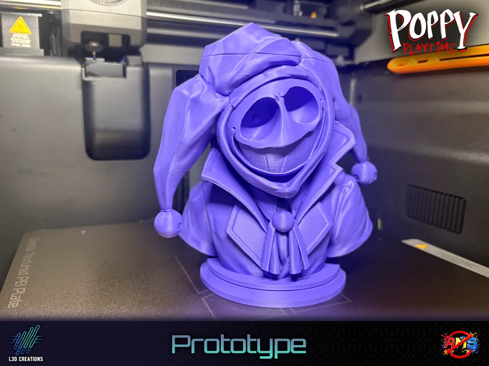 Prototype Bust from Poppy Playtime - Free 3D Print Model - MakerWorld