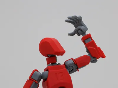 Dummy 13 - extra hand poses Remixed by Lucky 13 Toys MakerWorld ...