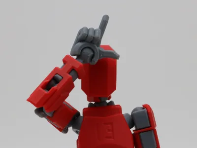 Dummy 13 - extra hand poses Remixed by Lucky 13 Toys MakerWorld ...