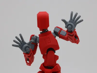 Dummy 13 - extra hand poses Remixed by Lucky 13 Toys MakerWorld ...