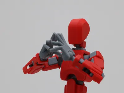Dummy 13 - extra hand poses Remixed by Lucky 13 Toys MakerWorld ...