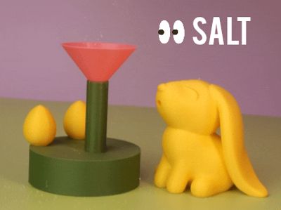 bunny salt shaker by elvenprints - MakerWorld
