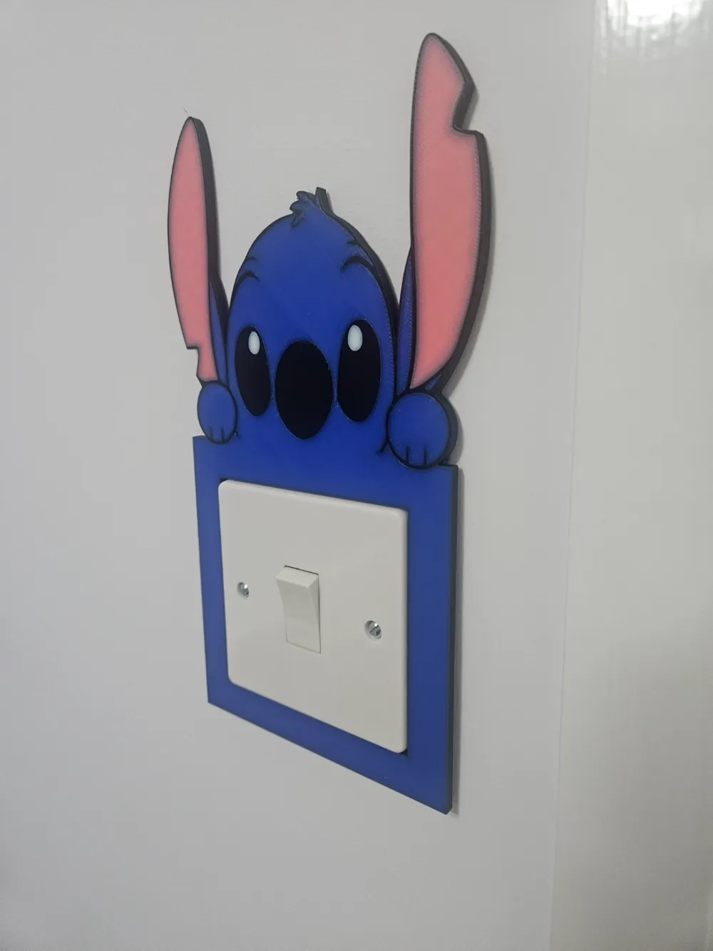 Stitch light switch surround - Free 3D Print Model - MakerWorld