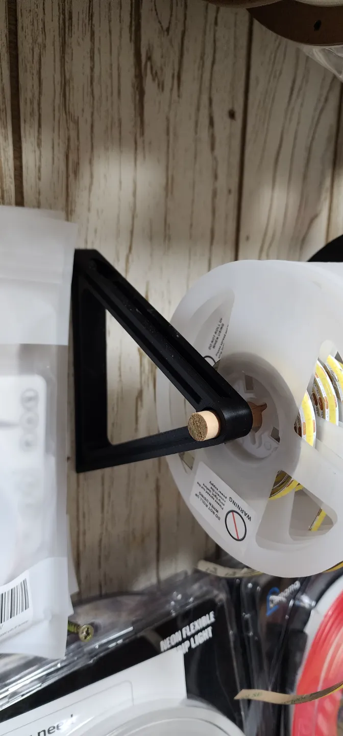 Small spool holder wall bracket by Wise Works MakerWorld: Download Free ...