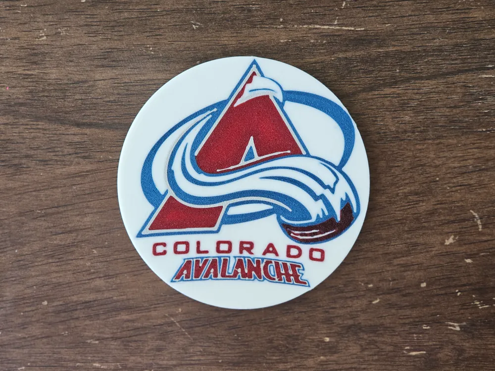 Colorado Avalanche Coaster by miker73 - MakerWorld