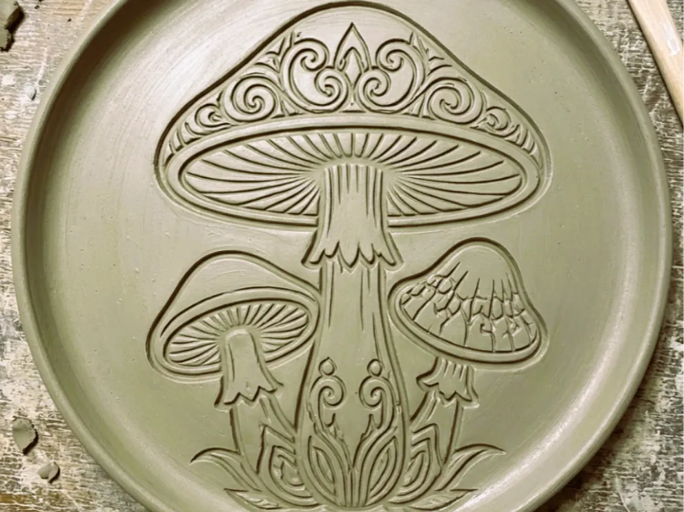 Enchanted Forest Mushroom - Pottery Cutter & Stamp - Free 3D Print ...