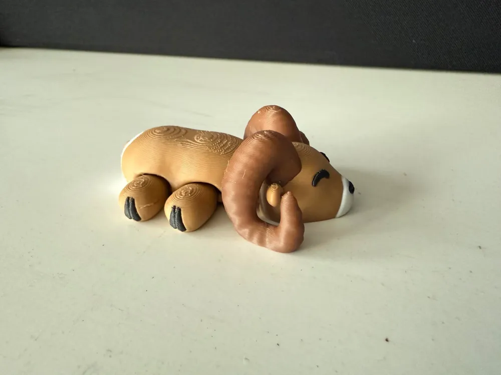 Cute Tiny Articulated Kawaii Bighorn Sheep - Free 3D Print Model ...