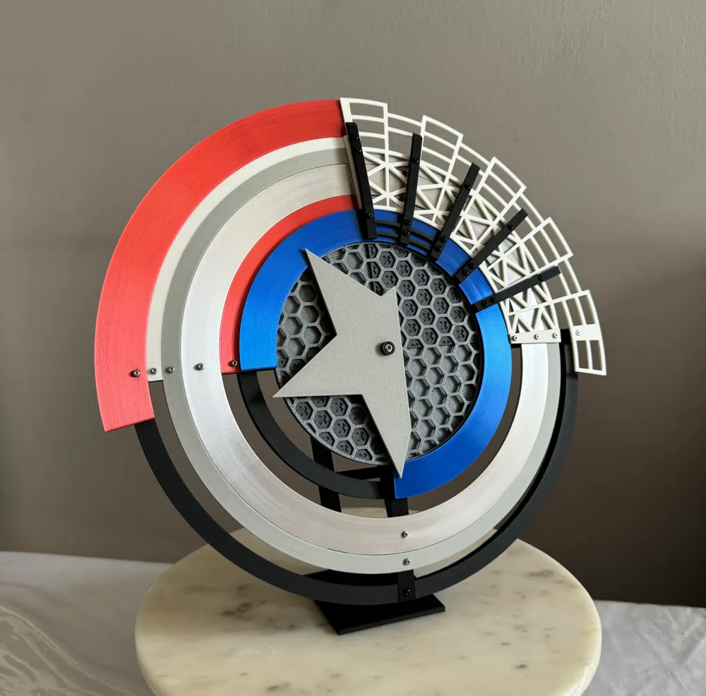 Captain America Prototype Shield from Deadpool 3 by Aaksta - MakerWorld