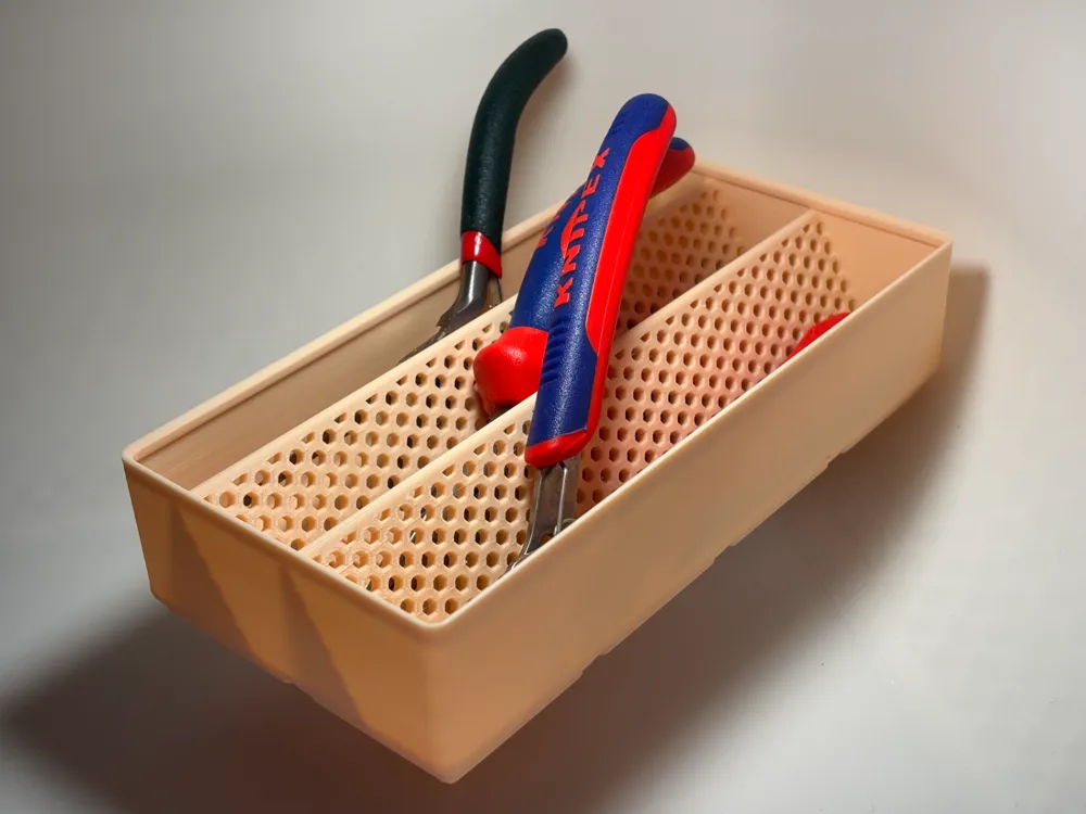Gridfinity angled tool storage for pliers by skrivkunnig MakerWorld: Download Free 3D Models