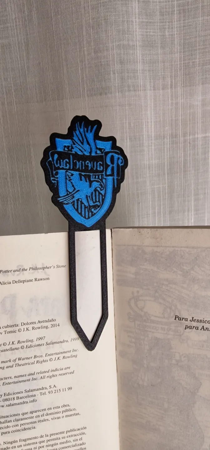 HARRY POTTER RAVENCLAW Black bookmark Marcador libros HARRY POTTER ...