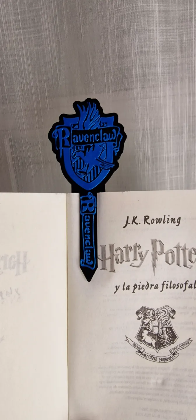 HARRY POTTER RAVENCLAW Black bookmark Marcador libros HARRY POTTER ...