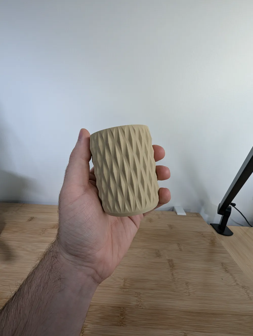 Facet Grid #2 | Twist & Lock Texture Series by OP Design - MakerWorld