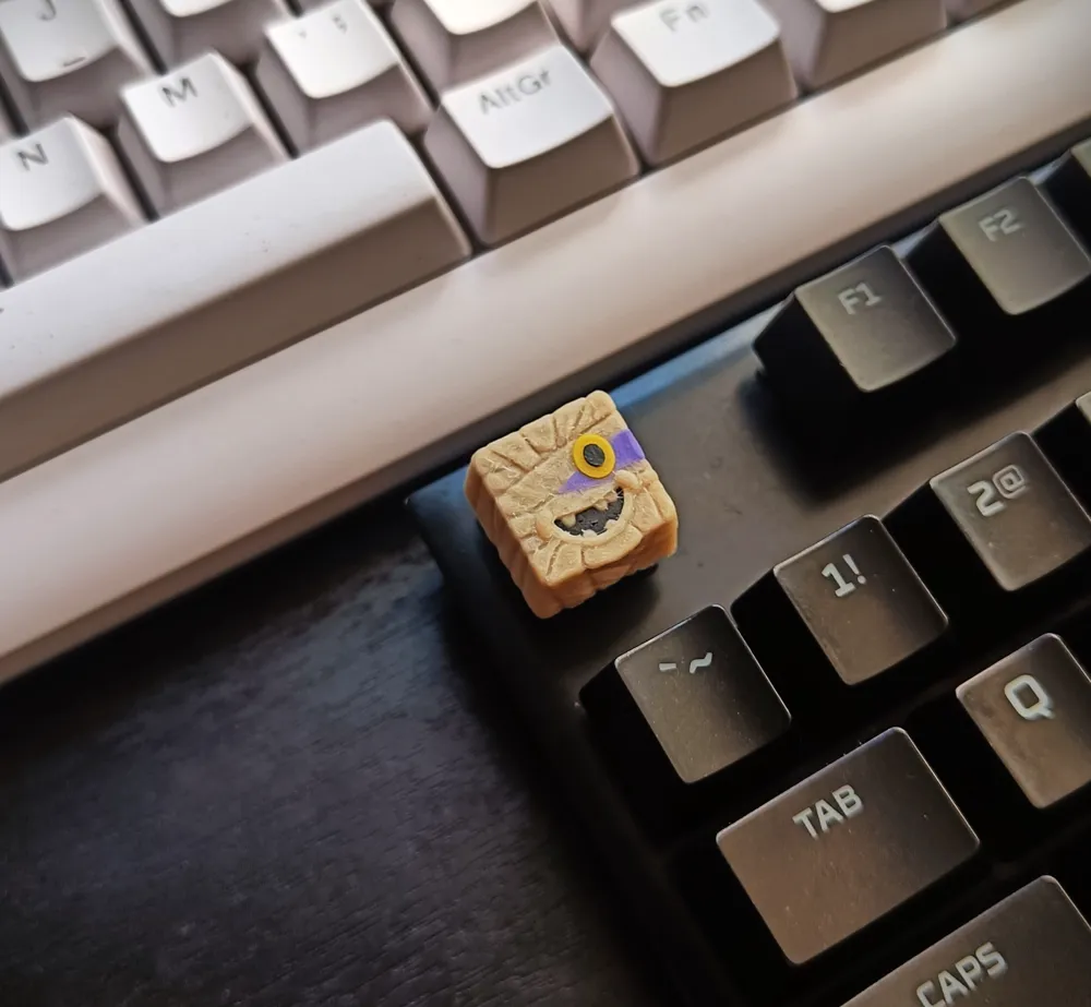 Halloween Mummy keycap - mechanical keyboard by Hiko 3D - MakerWorld