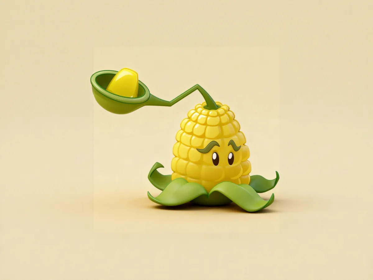 Corn Pult - Plants vs. Zombies Encyclopedia - Children's Coloring Toy ...