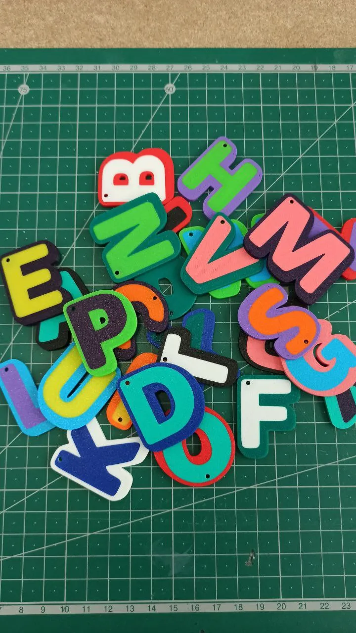 ALPHABET KEYCHAIN by Tori 3D - MakerWorld