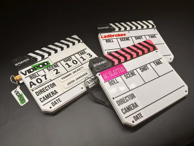 Clapper Board / Film Slate - Free 3D Print Model - MakerWorld