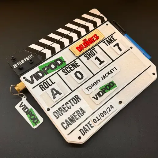 Clapper Board / Film Slate by 3DFilmParts - MakerWorld