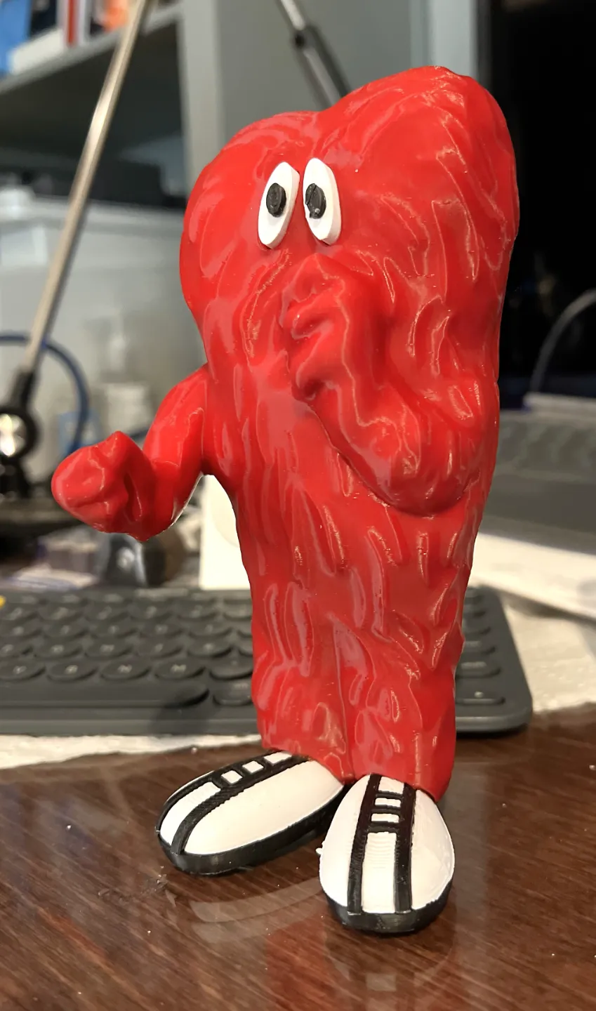 Gossamer - The Looney Tunes Red Sneaker Monster - Free 3D Print Model ...