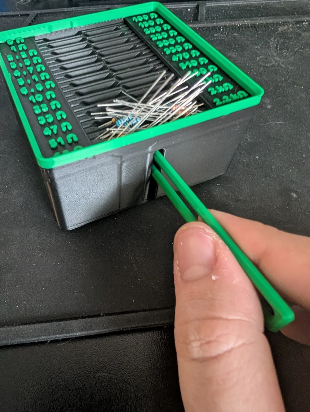 Gridfinity Ridge Style Resistor Bin by ToastedRice MakerWorld: Download ...