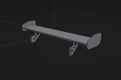 Motorsport Wing Shelf by Kamilkeee - MakerWorld