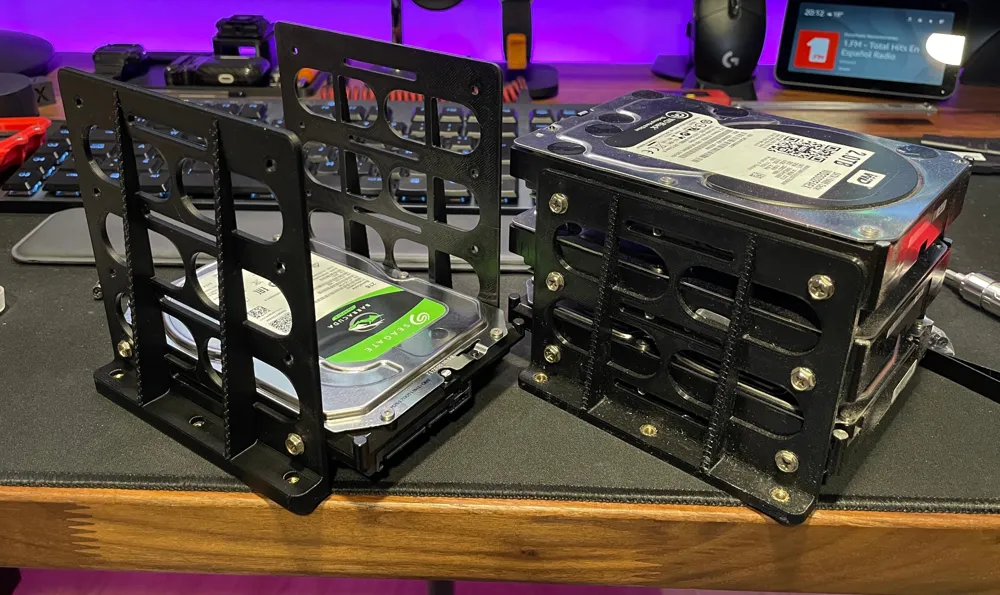 3.5" HDD Mounting rack - Free 3D Print Model - MakerWorld