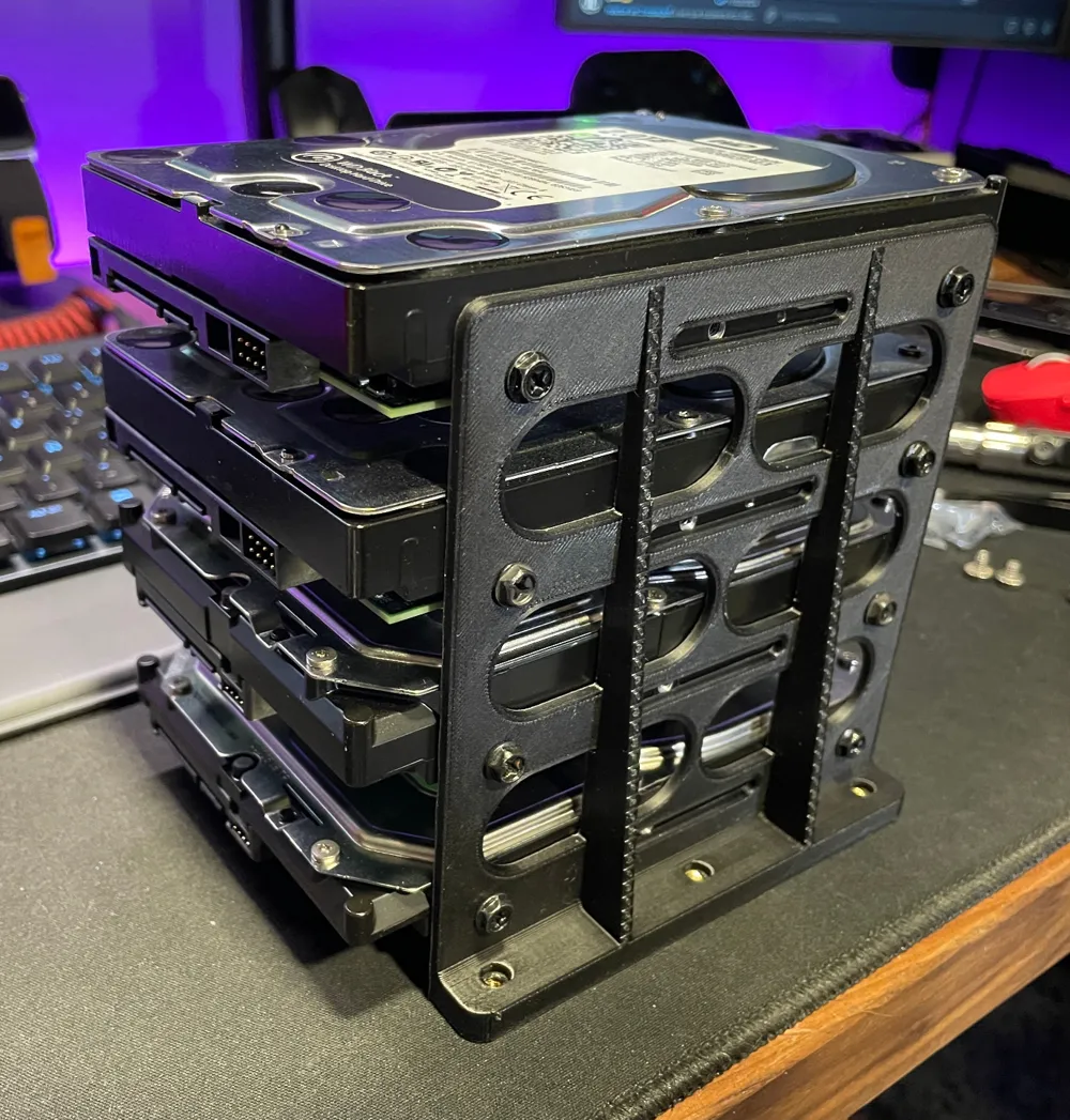 3.5" HDD Mounting rack by Tin - MakerWorld