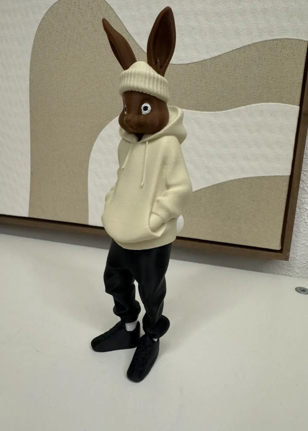 Urban Easter Bunny Sculpture Graffiti Easter - Free 3D Print Model ...