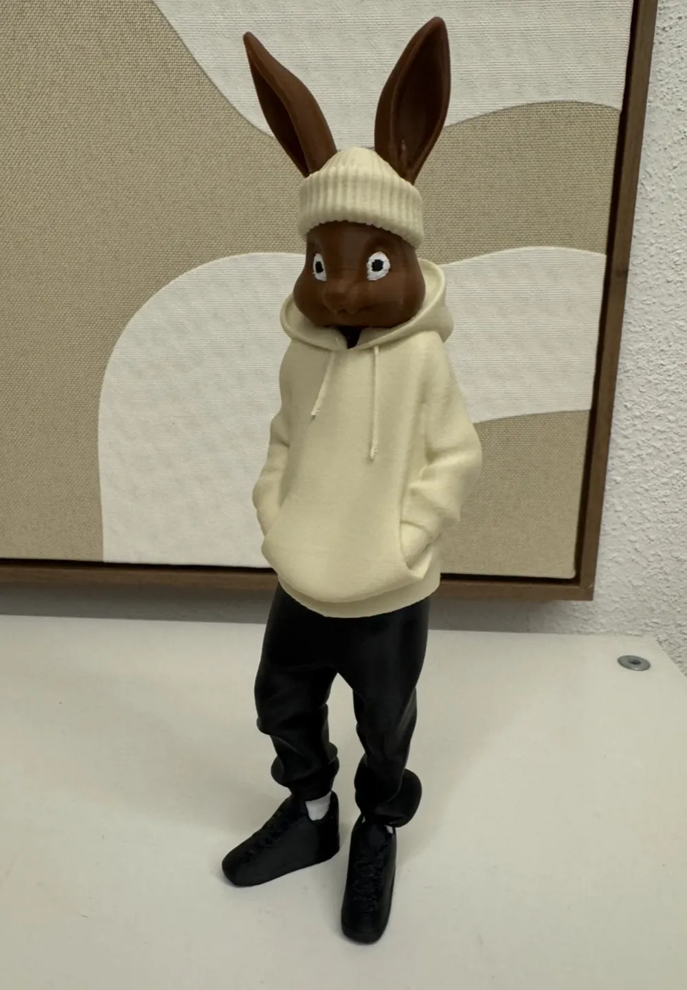 Urban Easter Bunny Sculpture Graffiti Easter - Free 3D Print Model ...