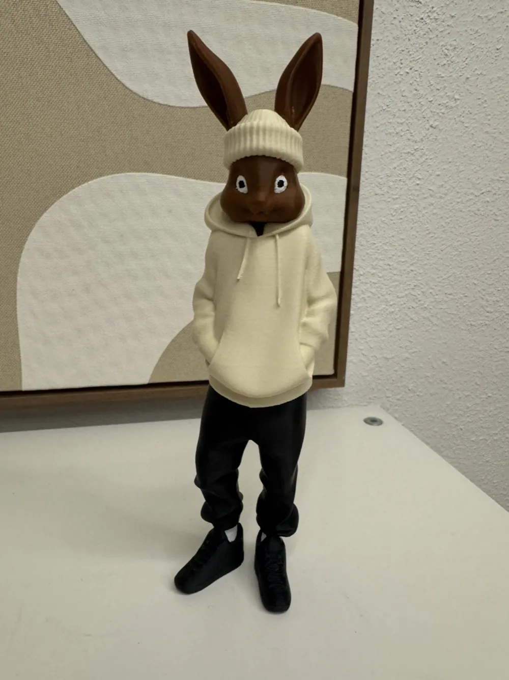 Urban Easter Bunny Sculpture Graffiti Easter - Free 3D Print Model ...