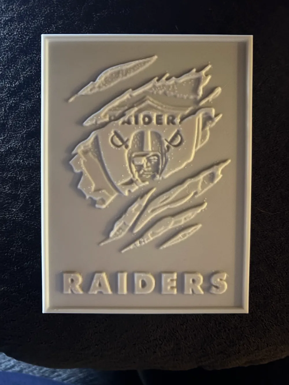 Las Vegas Raiders Lithophane + Frame by cynthiascreativecreations ...