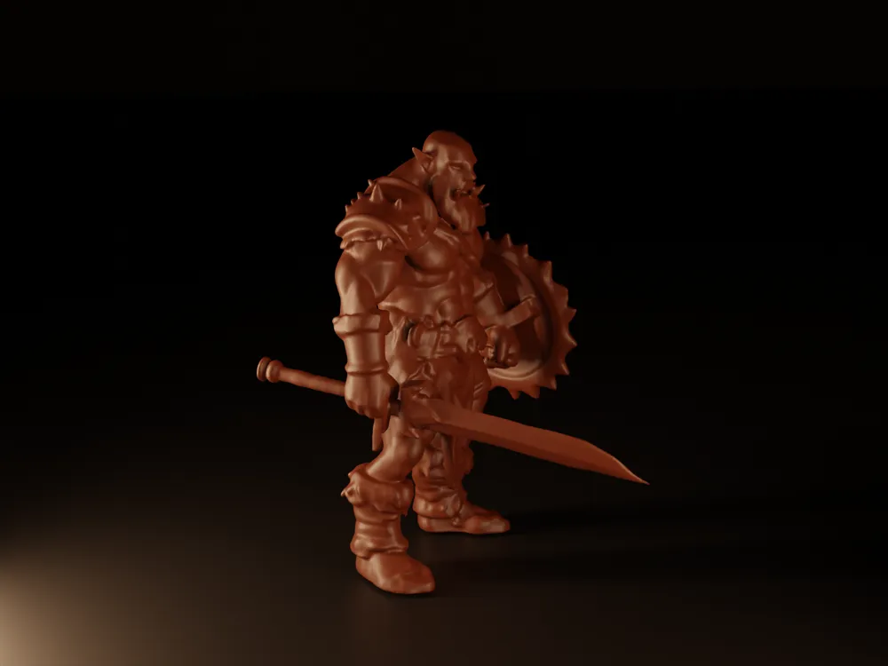 Mordor Orc warrior - DND miniature by everythingDNDMakerWorld: Download ...