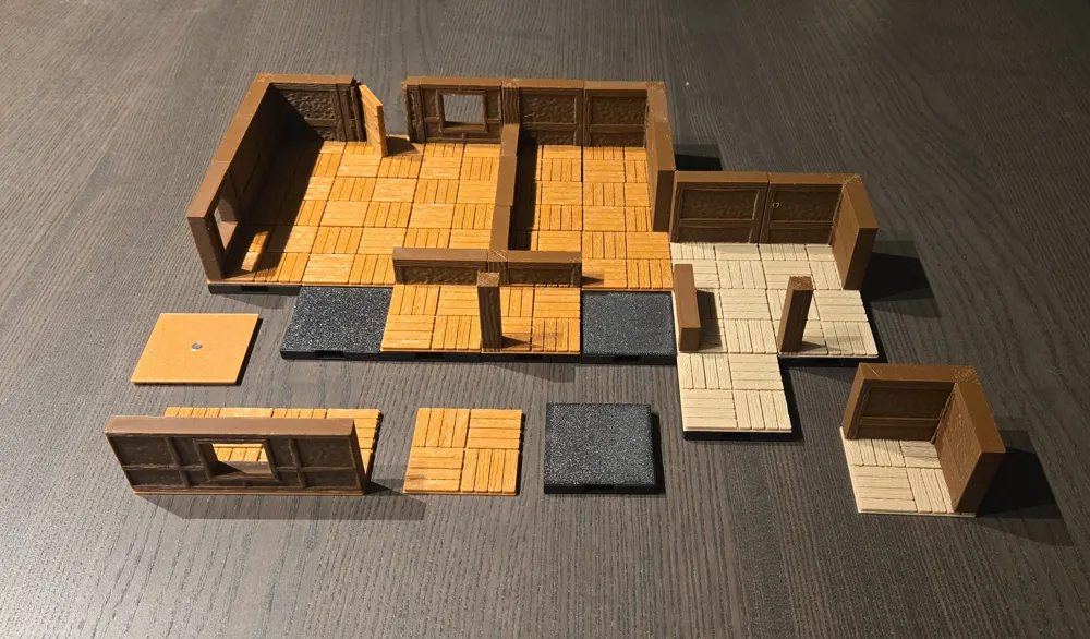 OpenForge Wood Floor & More- Magnetically Reusable - Free 3D Print ...