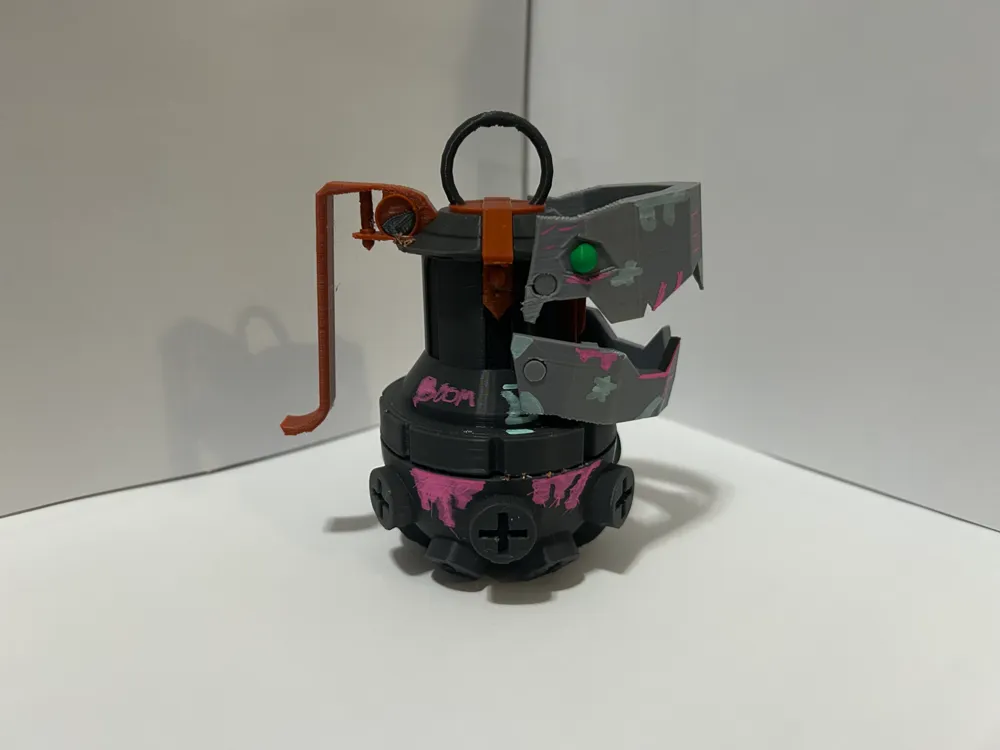 Arcane Jinx Chomper Grenade by Nicholas MakerWorld: Download Free 3D Models