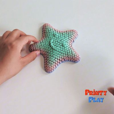 Flexi Playful Star by PrintyPlay 3D MakerWorld: Download Free 3D Models