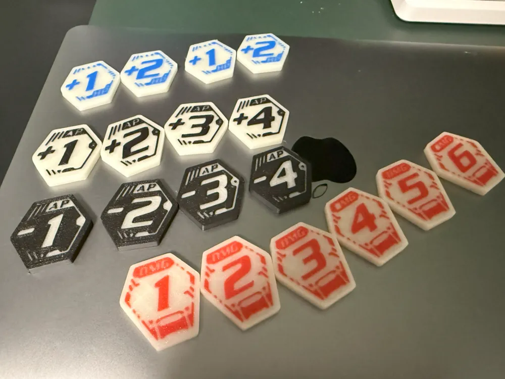 TCG Status Tokens - Gundam Digimon Lorcana by tooALTtoCTRL MakerWorld ...