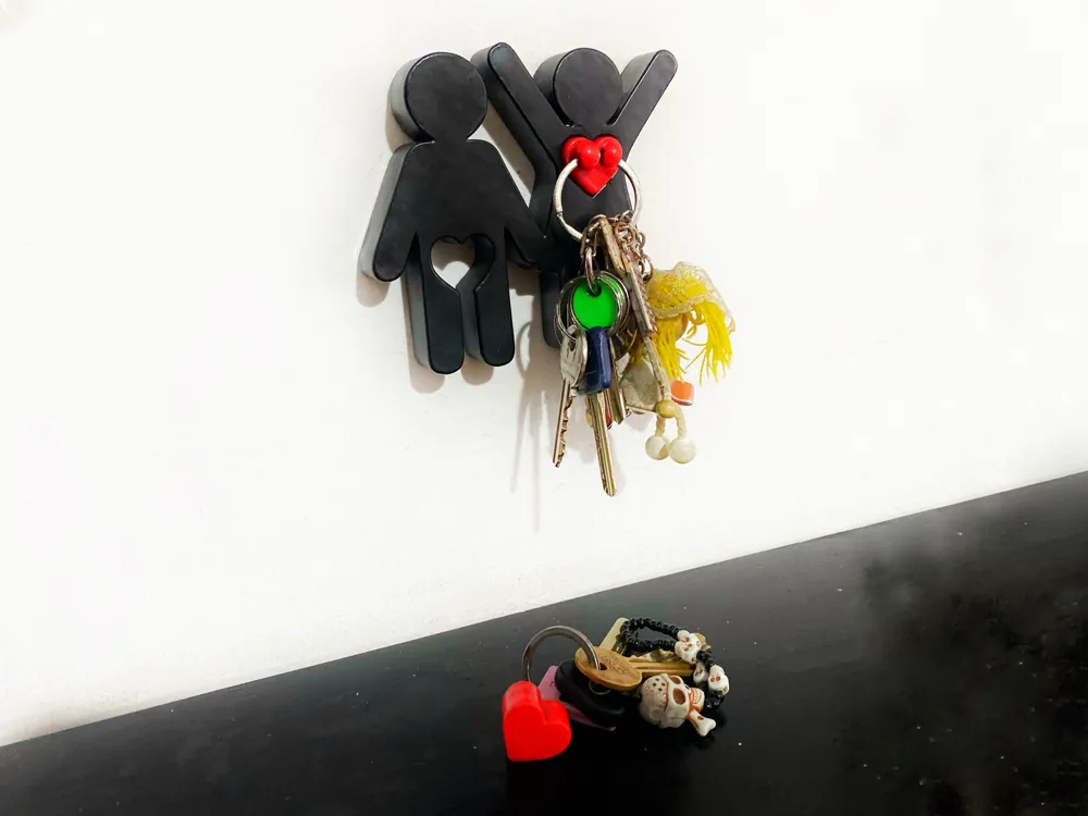 Home Key holder with matching key chains by Joker 3D - MakerWorld