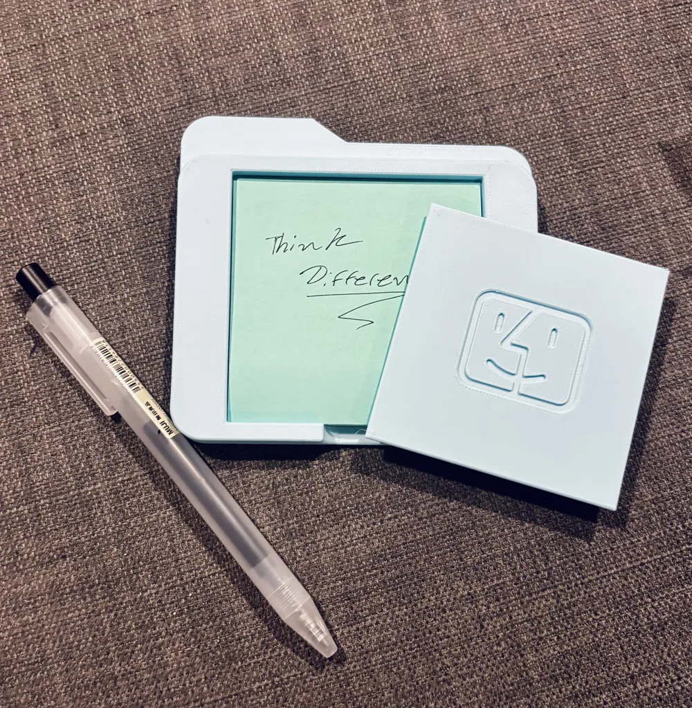 MacOS Folder Post it note holder by Chris Chaos MakerWorld: Download ...
