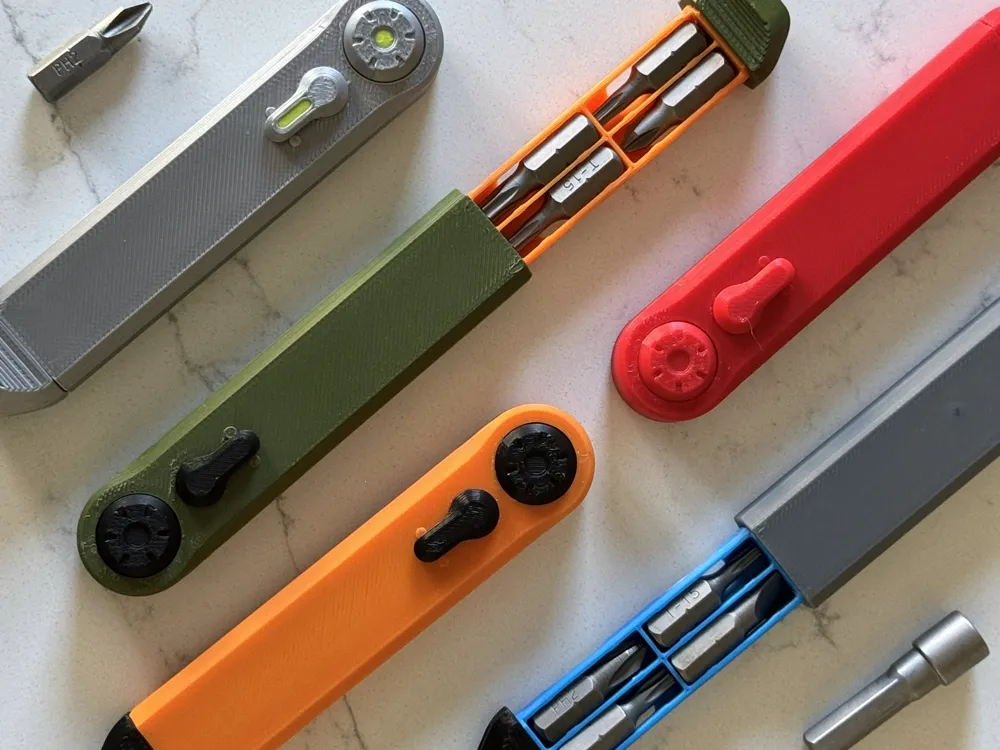 Ultimate EDC Pocket Ratchet Driver - Free 3D Print Model - MakerWorld