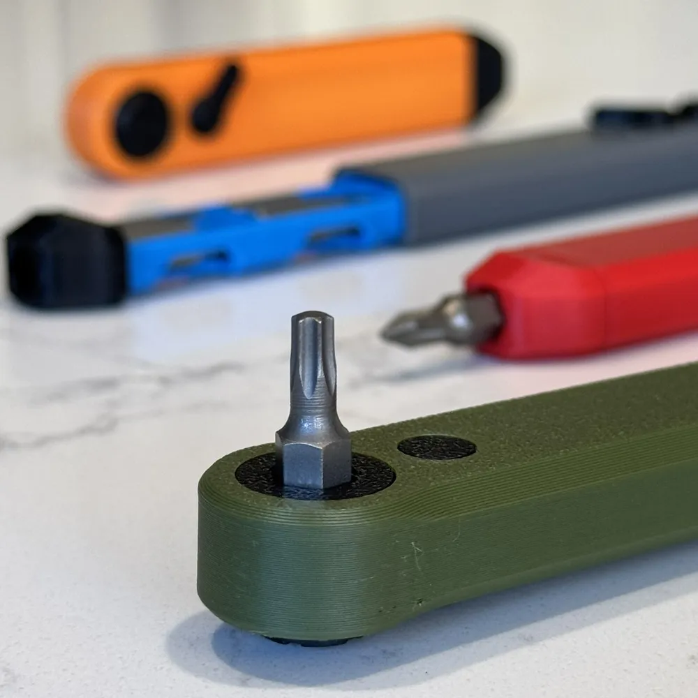 Ultimate EDC Pocket Ratchet Driver - Free 3D Print Model - MakerWorld