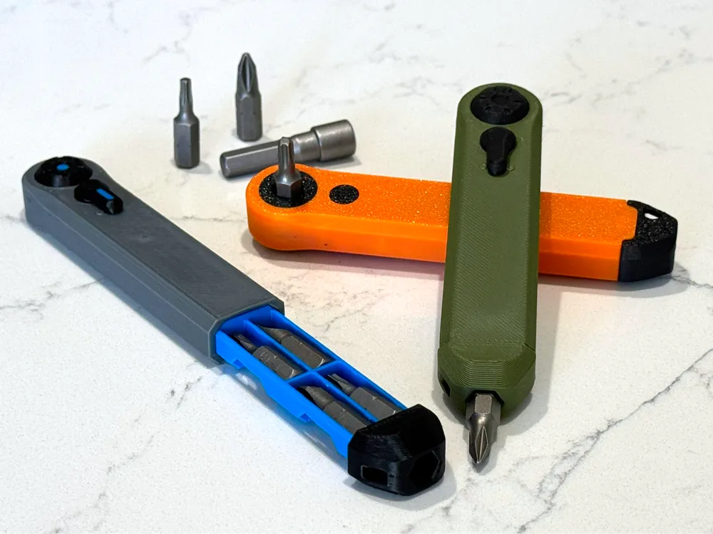 Ultimate EDC Pocket Ratchet Driver - Free 3D Print Model - MakerWorld
