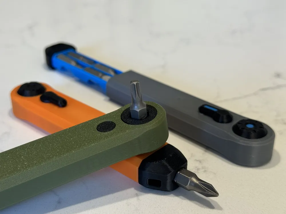 Ultimate EDC Pocket Ratchet Driver - Free 3D Print Model - MakerWorld