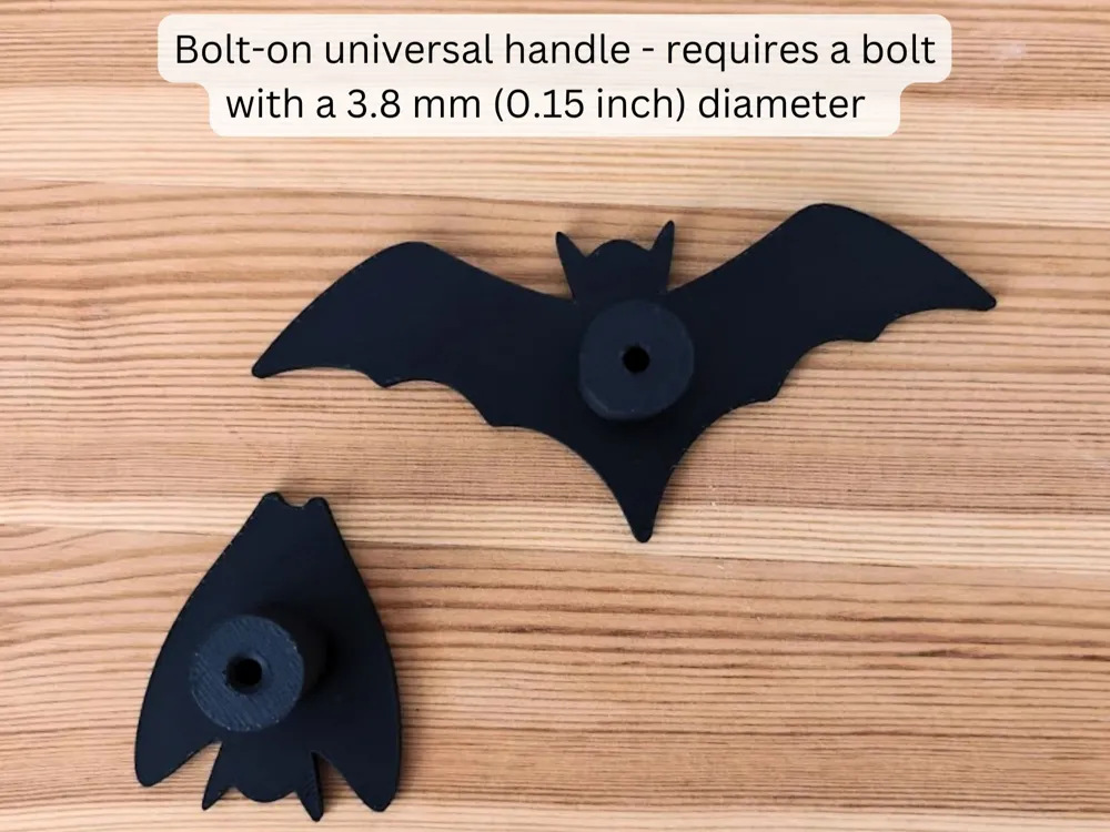 Bat knobs by NoOrdinaryLeaf MakerWorld: Download Free 3D Models