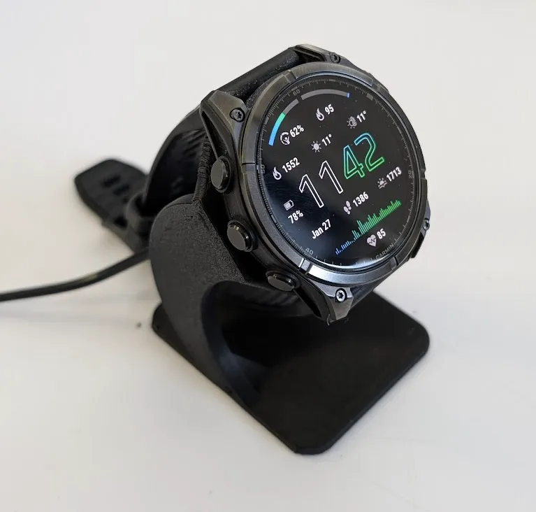Garmin Fenix 8 charging Stand. Fenix 6/7 and Epix - Free 3D Print Model ...