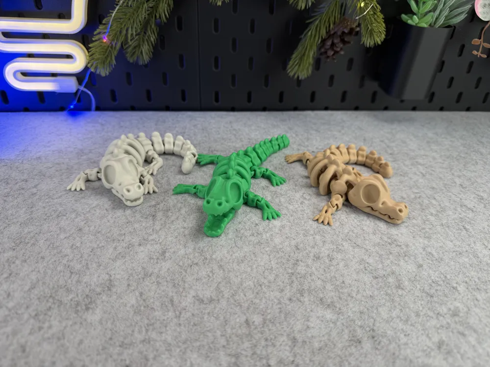 Articulated Skeleton Crocodile by 3DPrintyi MakerWorld: Download Free ...