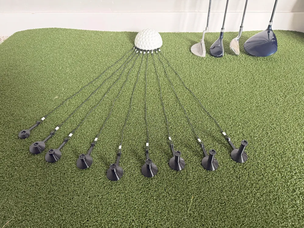 Weighted Tee Base for Golf Simulator by wuboo MakerWorld: Download Free ...