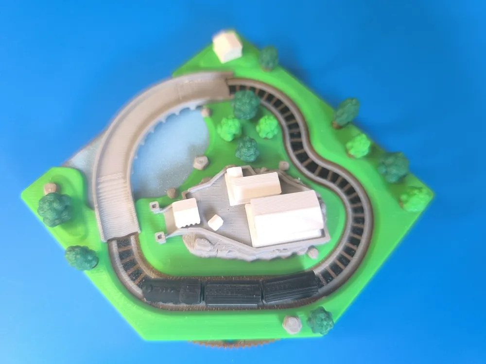 Mini Train - Akropolis Diorama by BamBam Design MakerWorld: Download ...